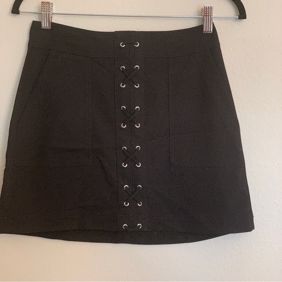 Express | Skirts | Nwt Cute Black Mini Skirt | Poshmark